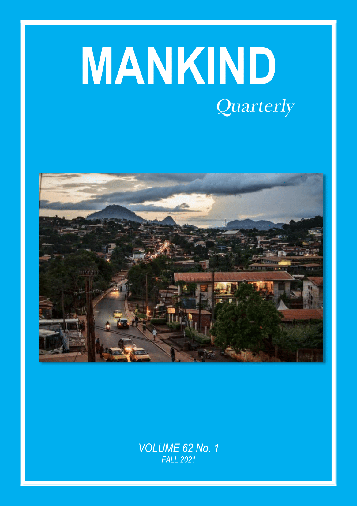Mankind Quarterly - Volume 62, Number 1, 2021